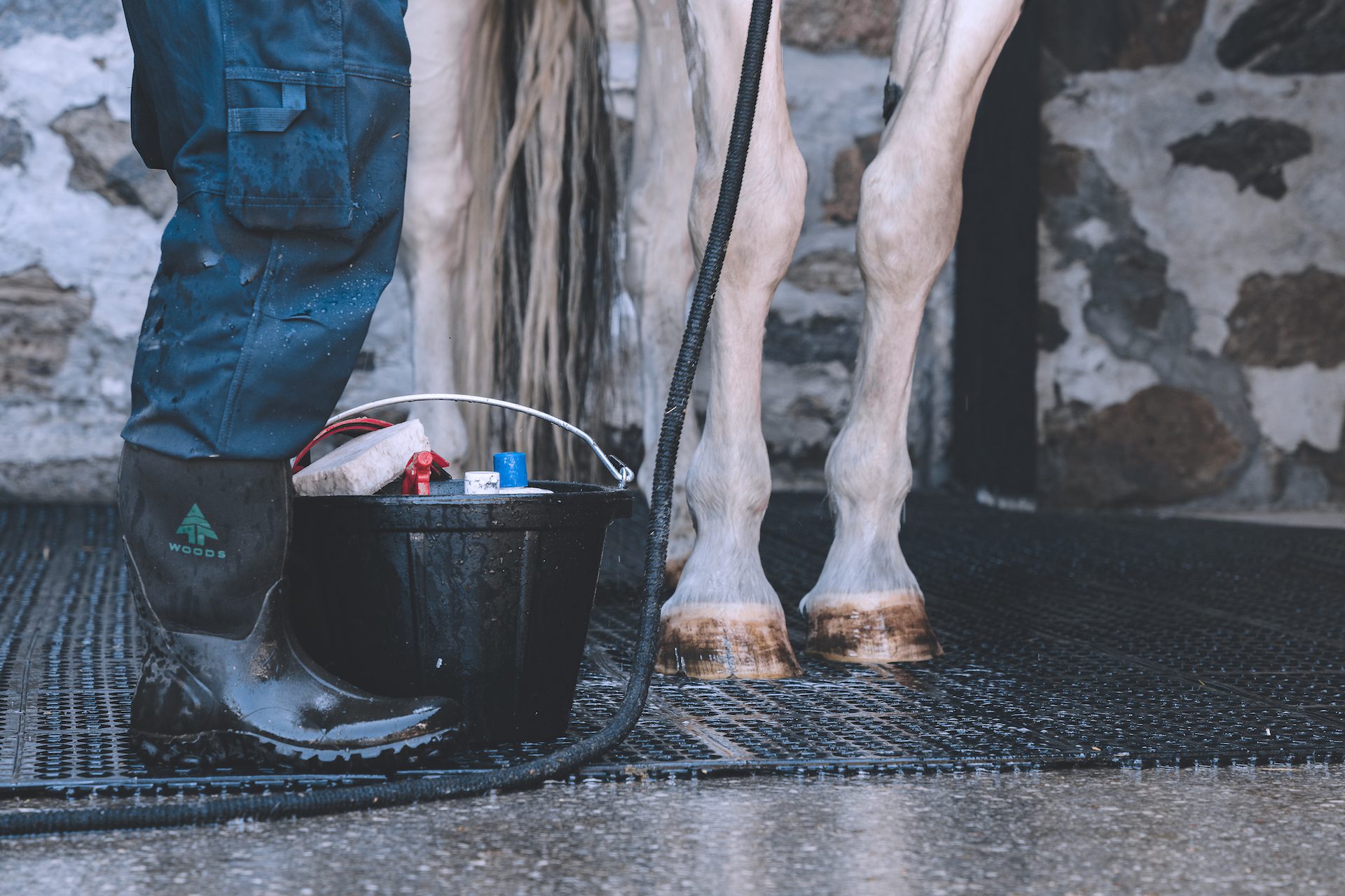 Wash Rack Mats - Red Barn | North West Rubber